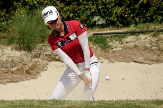 LPGA洛杉矶赛第三轮李旻智领先冲冠 阎菁T12冯珊珊T41_荔枝网新闻