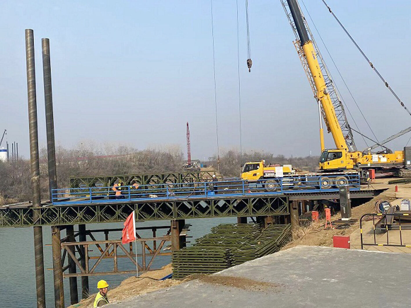 北沿江高铁扬州段建设全速推进 吹响年后复工“冲锋号”_荔枝网新闻